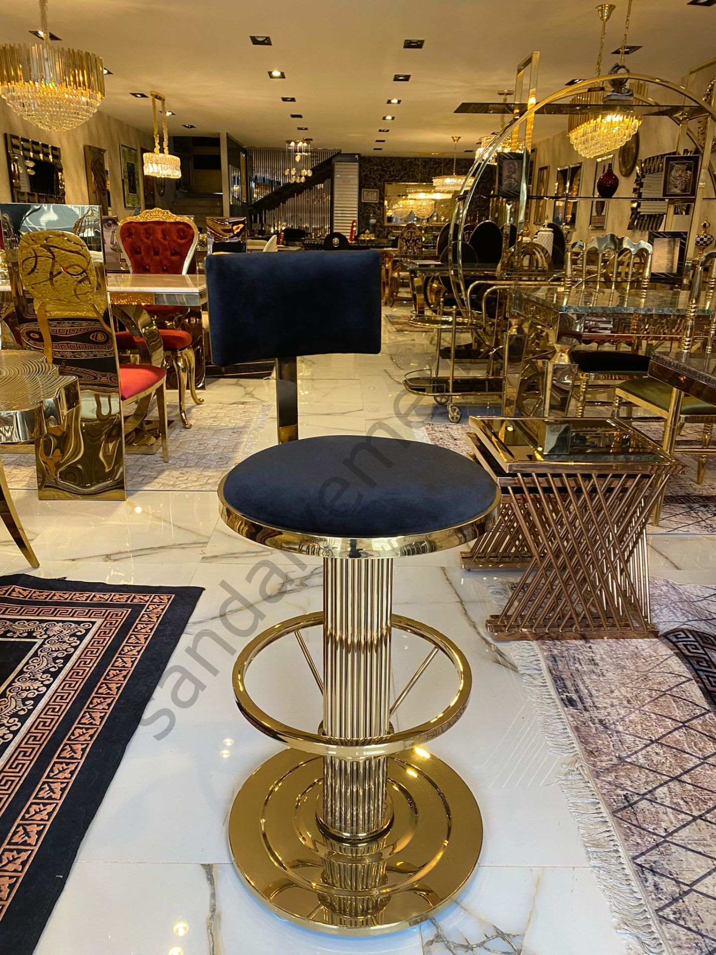 BR-DGS TİTANYUM GOLD BAR SANDALYESİ