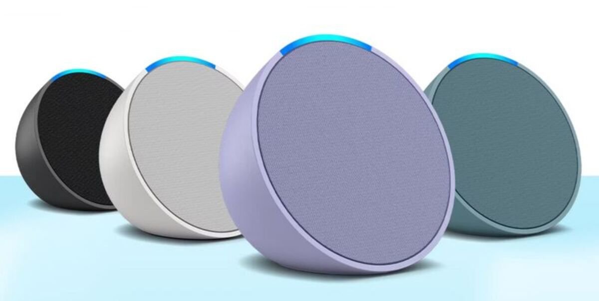 Amazon Alexa Echo POP LİLA (1. Nesil 2023) Akıllı Asistan Hoparlör