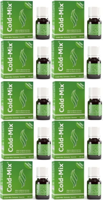 Cold-Mix Inhaler 10 ml Drops X 10 Pcs