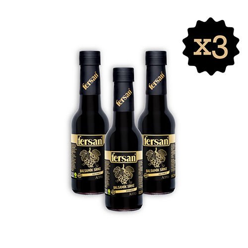 Balsamik Sirke 250 ml X3 ADET | Fersan | Türkiye'nin İlk ve Lider Sirke ...