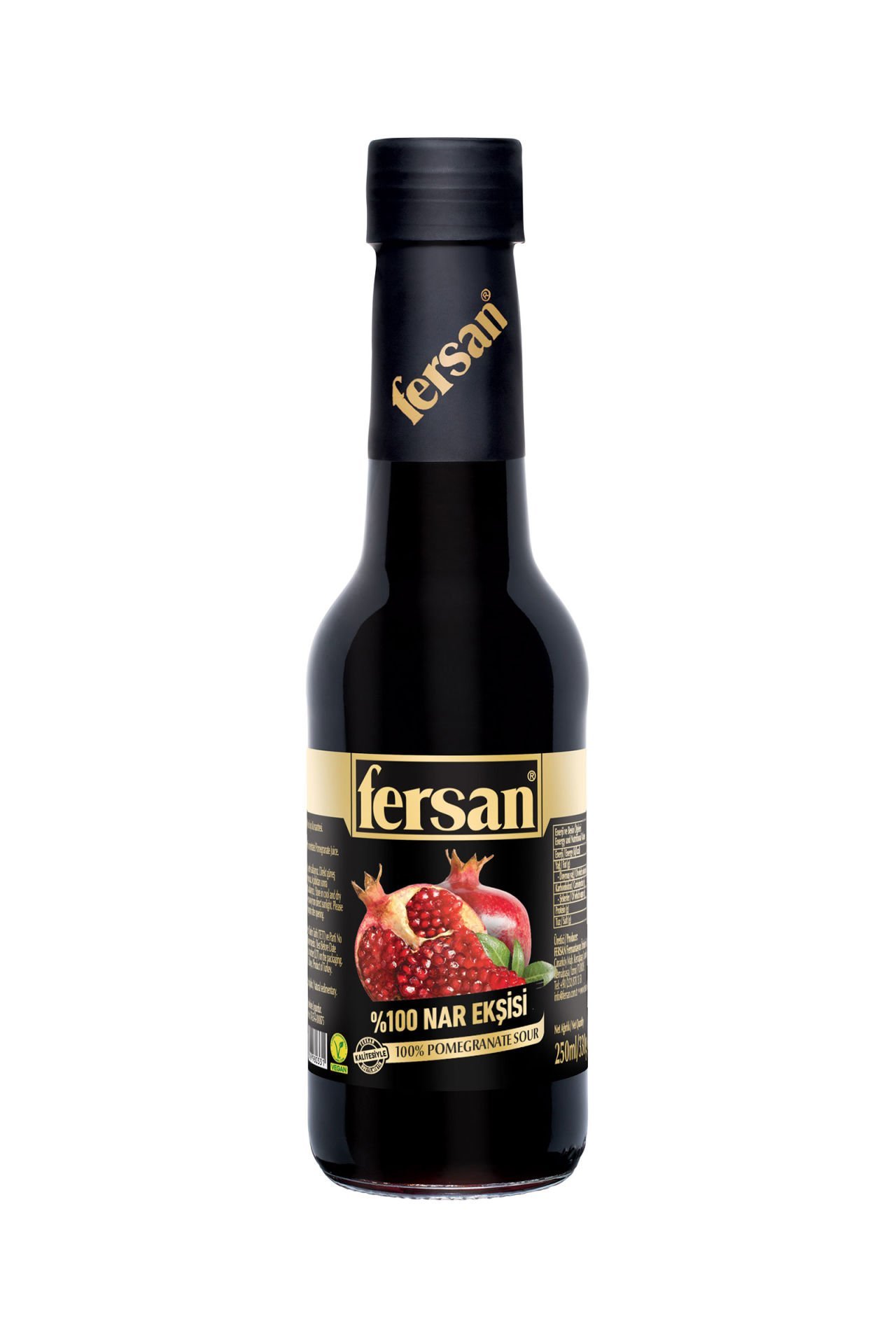 %100 Nar Ekşisi 250 ml | Fersan | Türkiye'nin İlk ve Lider Sirke Üreticisi