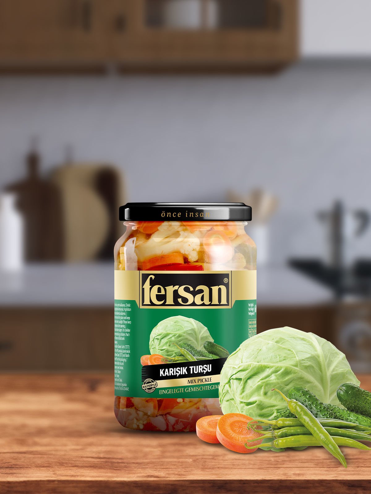Fersan Karışık Turşu 720 CC | FERSAN Kalitesiyle