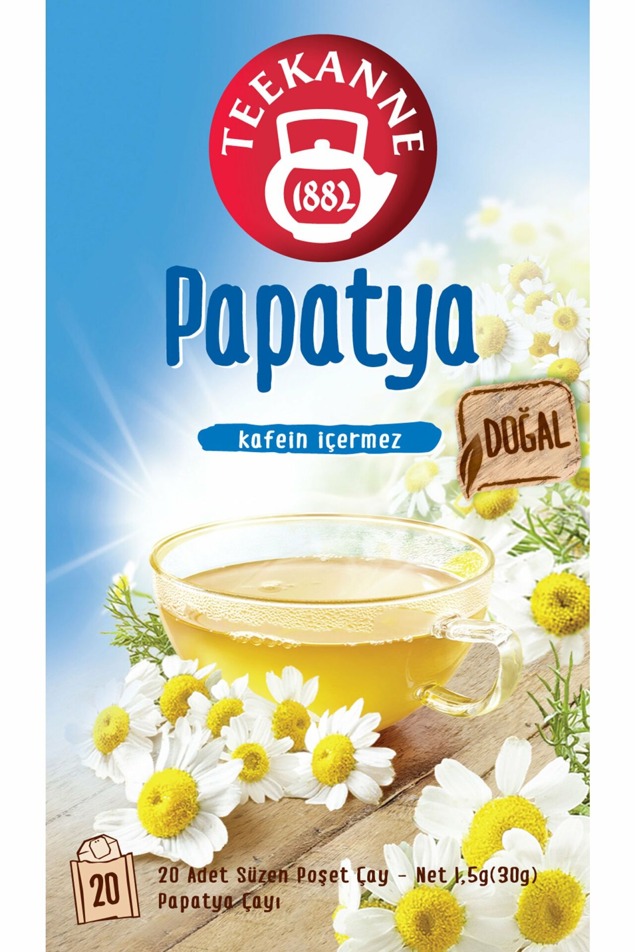 TEEKANNE PAPATYA ÇAYI - 30 G X3 ADET | Fersan | Türkiye'nin İlk ve ...