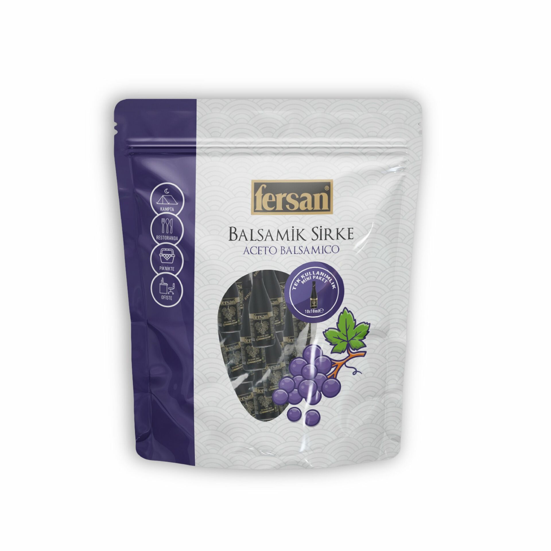 Fersan Balsamik Sirke Doypack 10x10 ml 20'li x 3 Paket | FERSAN Kalitesiyle