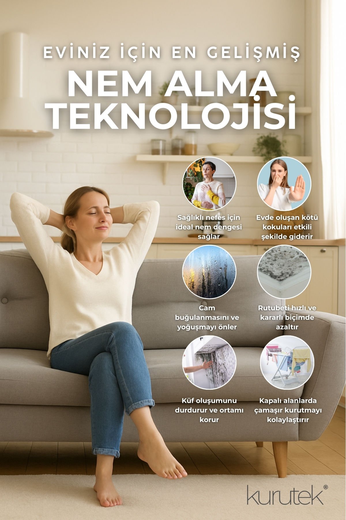 KT20-F Ev Tipi Nem Alma ve Hava Temizleme Cihazı
