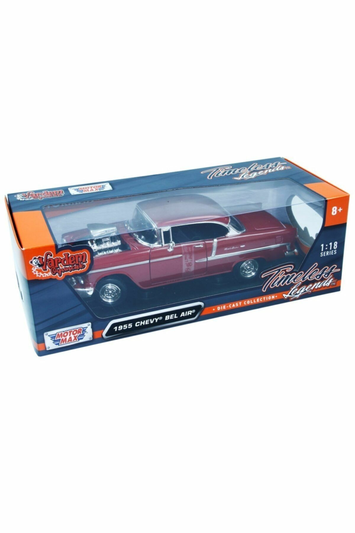 1955 Model Klasik Araba Chevy Bel Air 1:18 Ölçüleri | VARDEM OYUNCAK