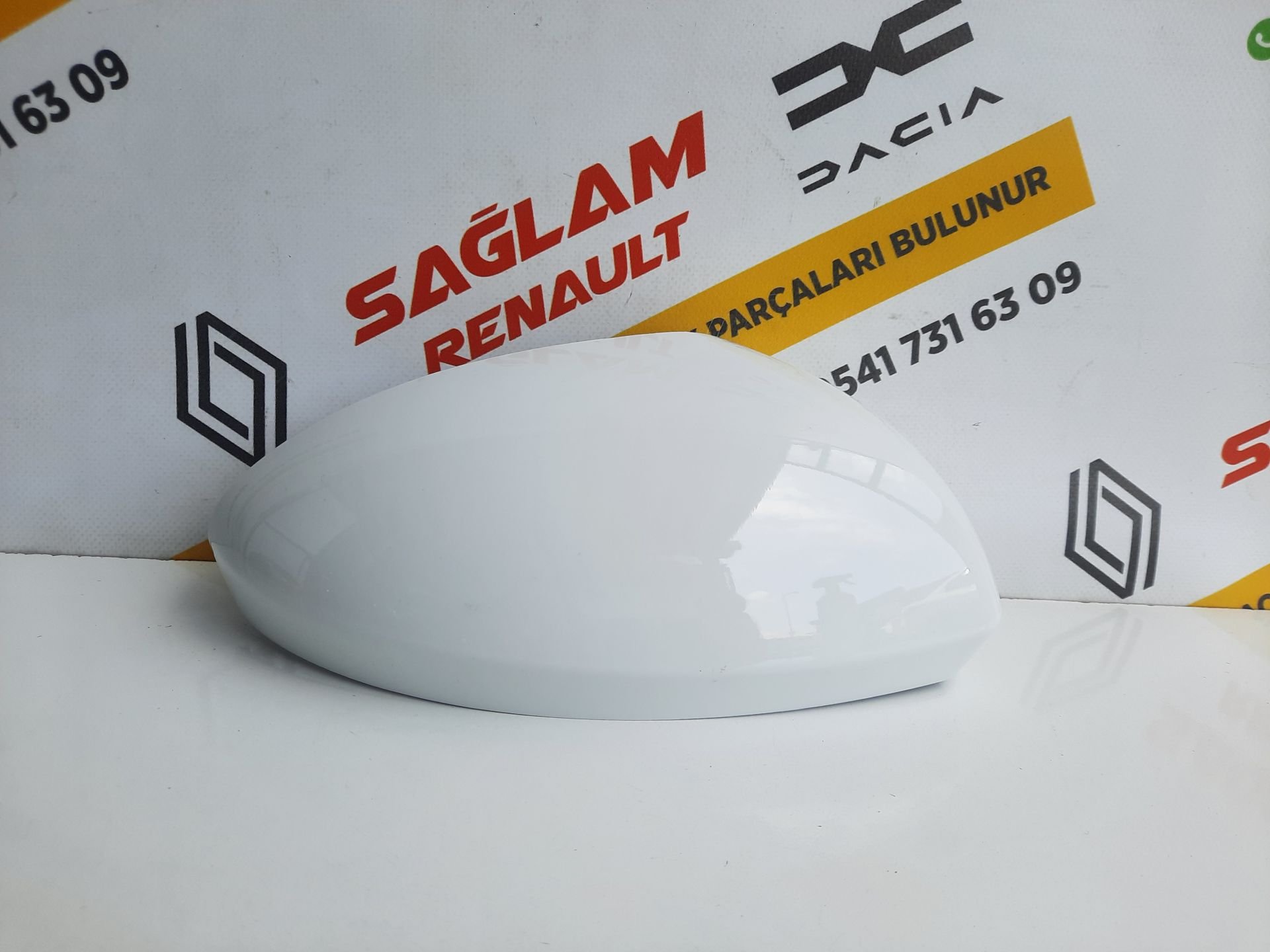 Clio 5 Orijinal Sıfır Sağ Ayna Kapağı 963742692R Beyaz