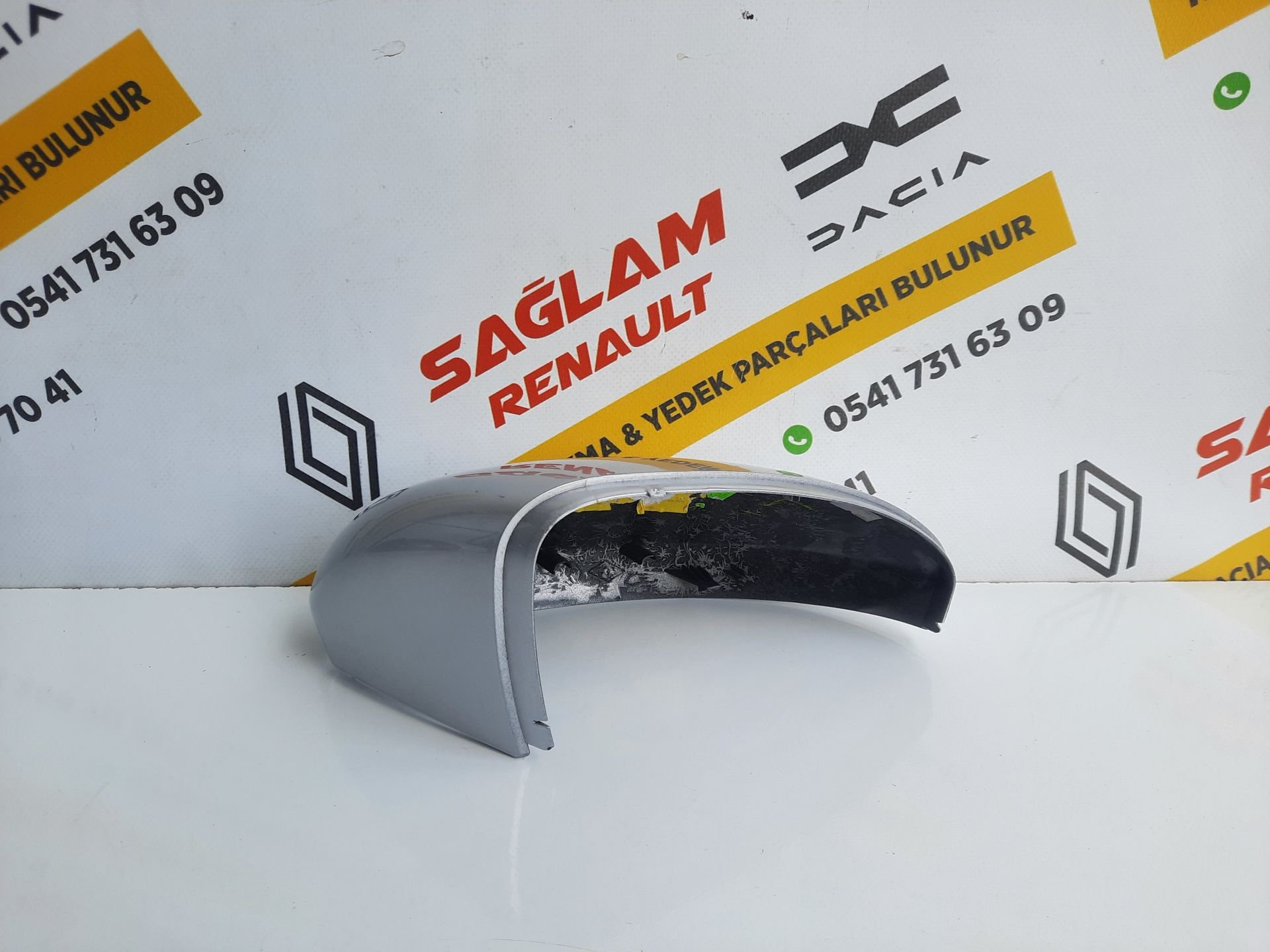 Clio 5 Orijinal Sıfır Sağ Ayna Kapağı 963742692R Platin Gri