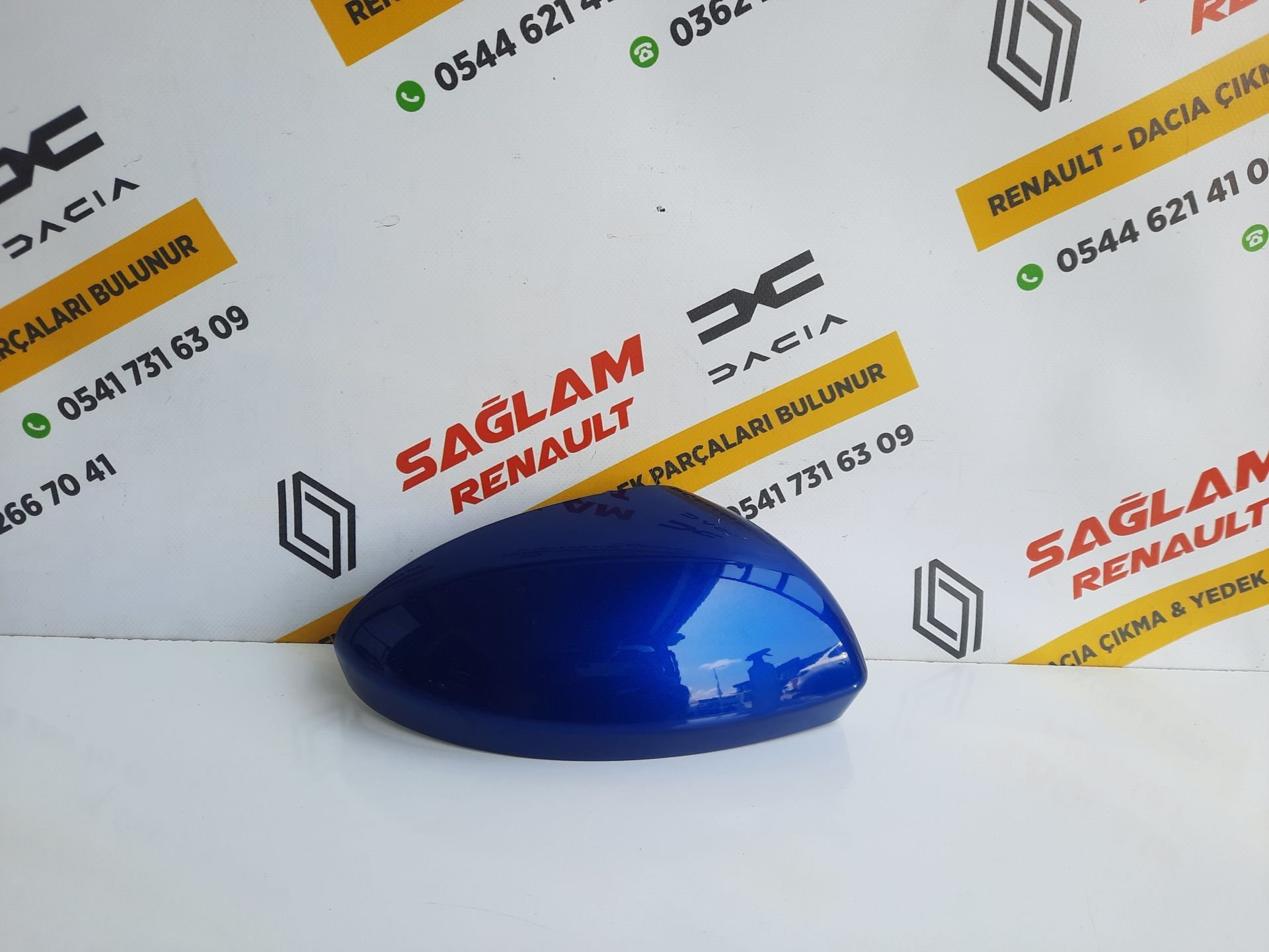 Clio 5 Orijinal Sıfır Sağ Ayna Kapağı 963742692R Demir Mavi