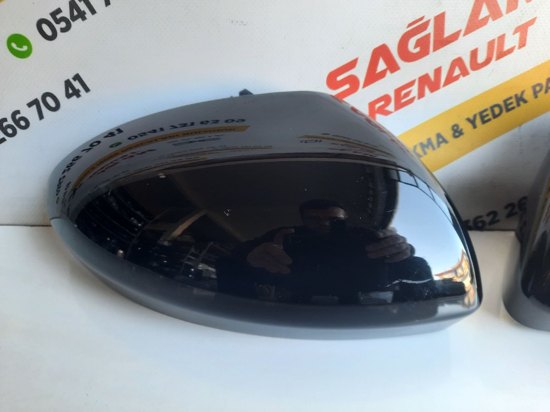 Megane 4 Orijinal Çıkma Siyah Ayna Kapağı Takımı 963742692R 963737470R