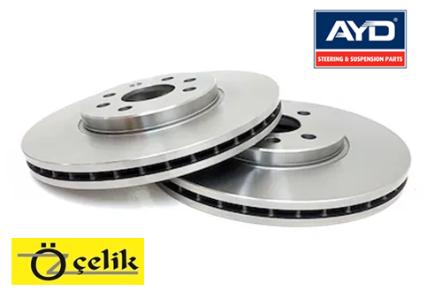 OPEL MERİVA - ASTRA H ÖN FREN DİSK TAKIMI ( 2 AD ) 4 BİJON AYD MARKA