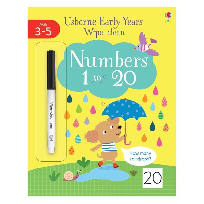 Early Years Wipe Clean Numbers 1-20 | Riokids