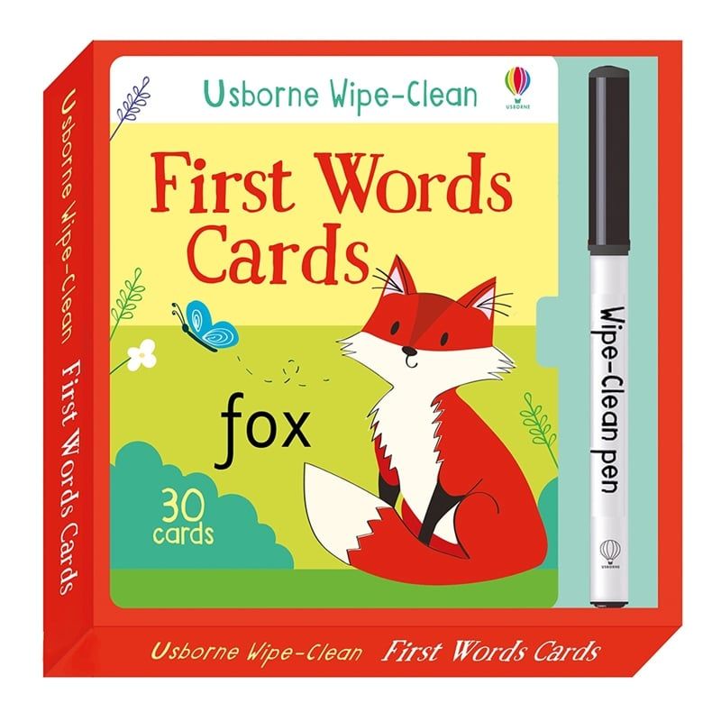 Wipe-Clean First Words Cards | Riokids
