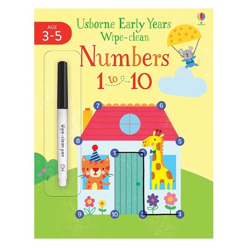 Early Years Wipe-Clean Numbers 1 To 10 | Riokids