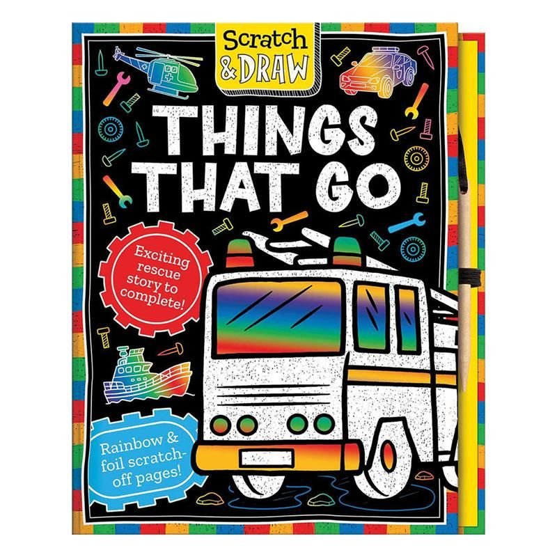 Scratch and Draw - Things That Go | Riokids