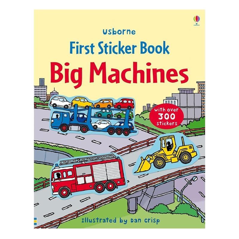 First Sticker Book - Big Machines | Riokids