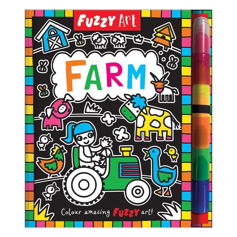 Fuzzy Art - Farm | Riokids