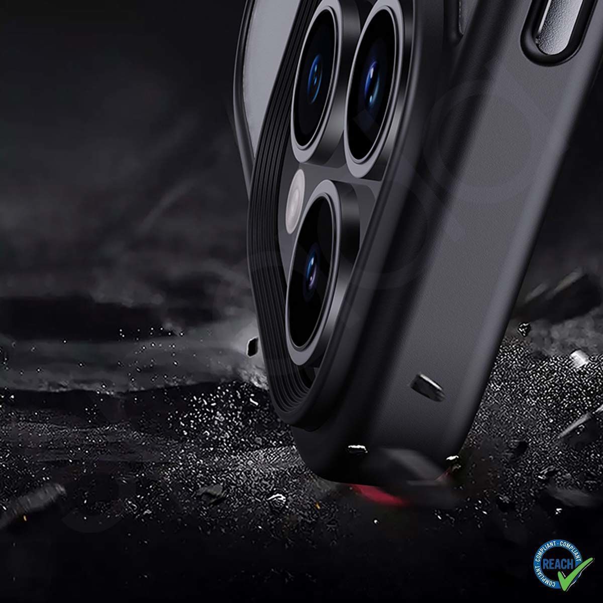 iPhone 15 Pro Max Spada Panzer Magsafe Black Kapak