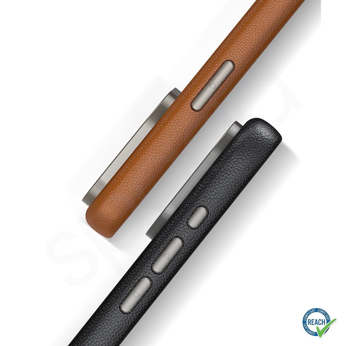 iPhone 15 Pro Max Spada Pelle Dark Blue Kapak