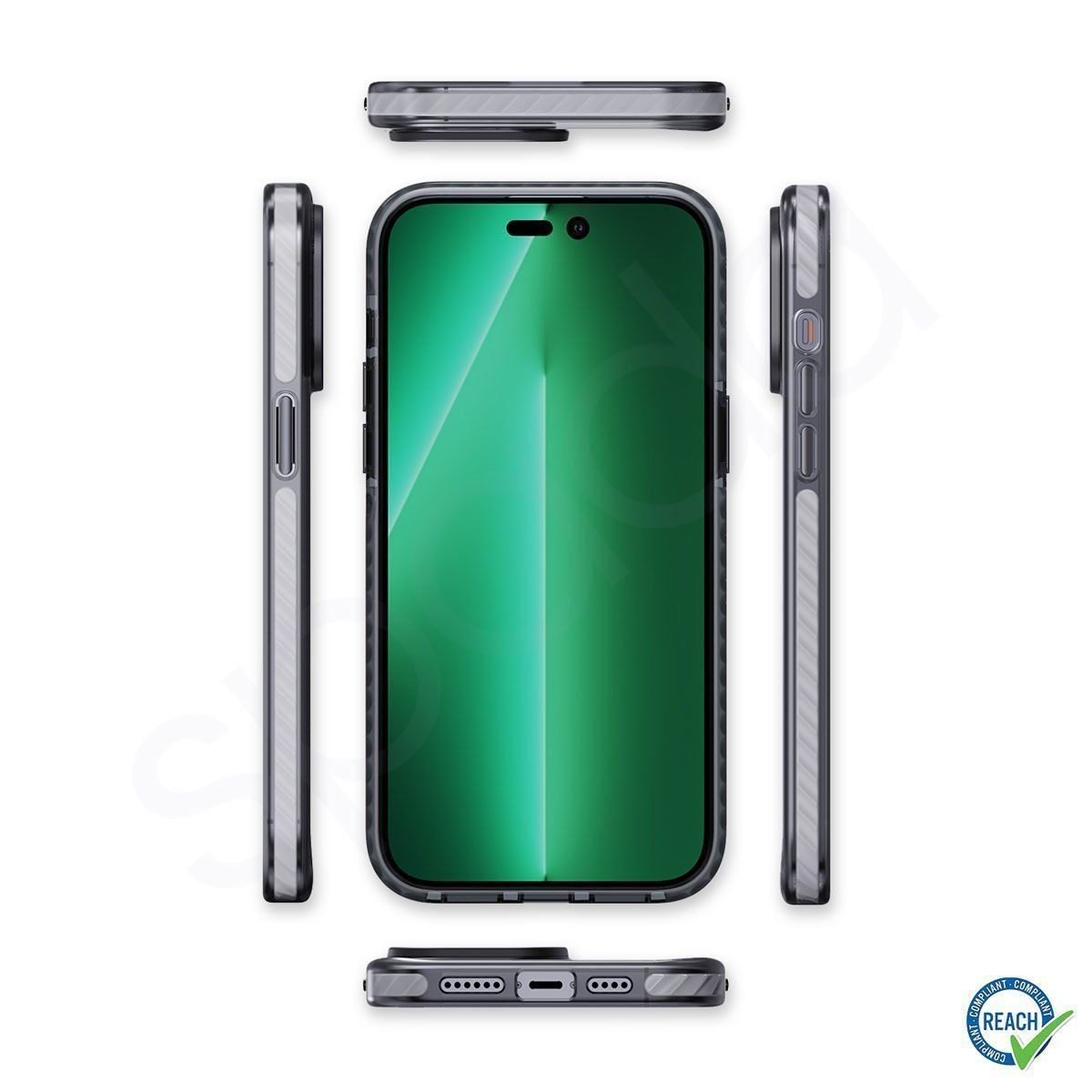 iPhone 13 Pro Max Spada Armor Magsafe Black Kapak