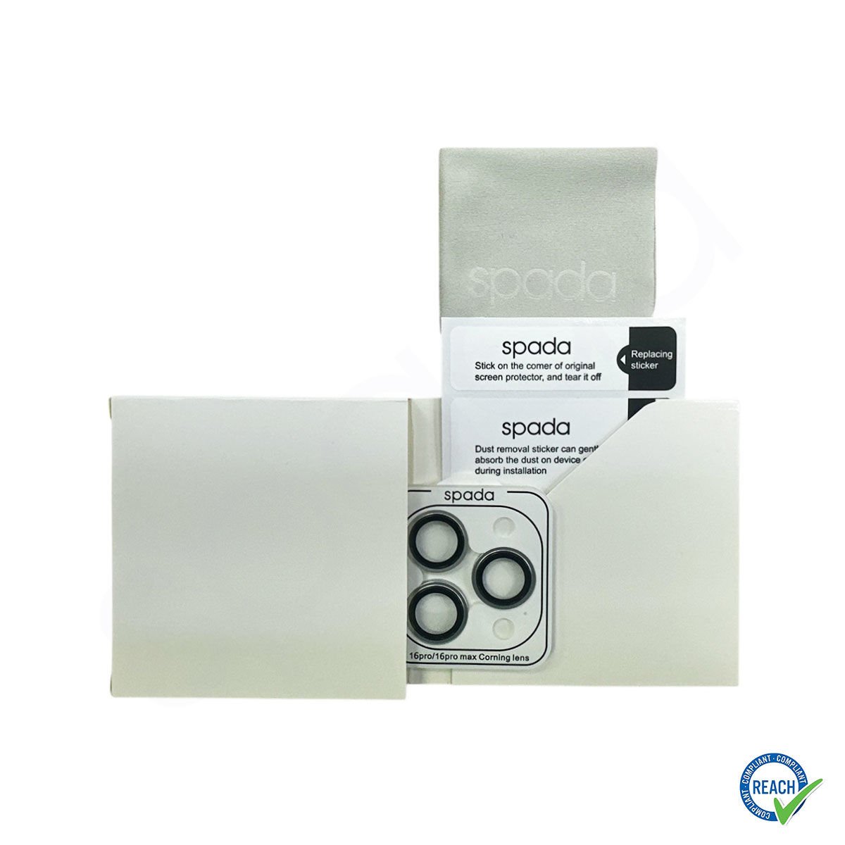 iPhone 16 Pro Max Spada Kamera Lens Koruyucu - Silver