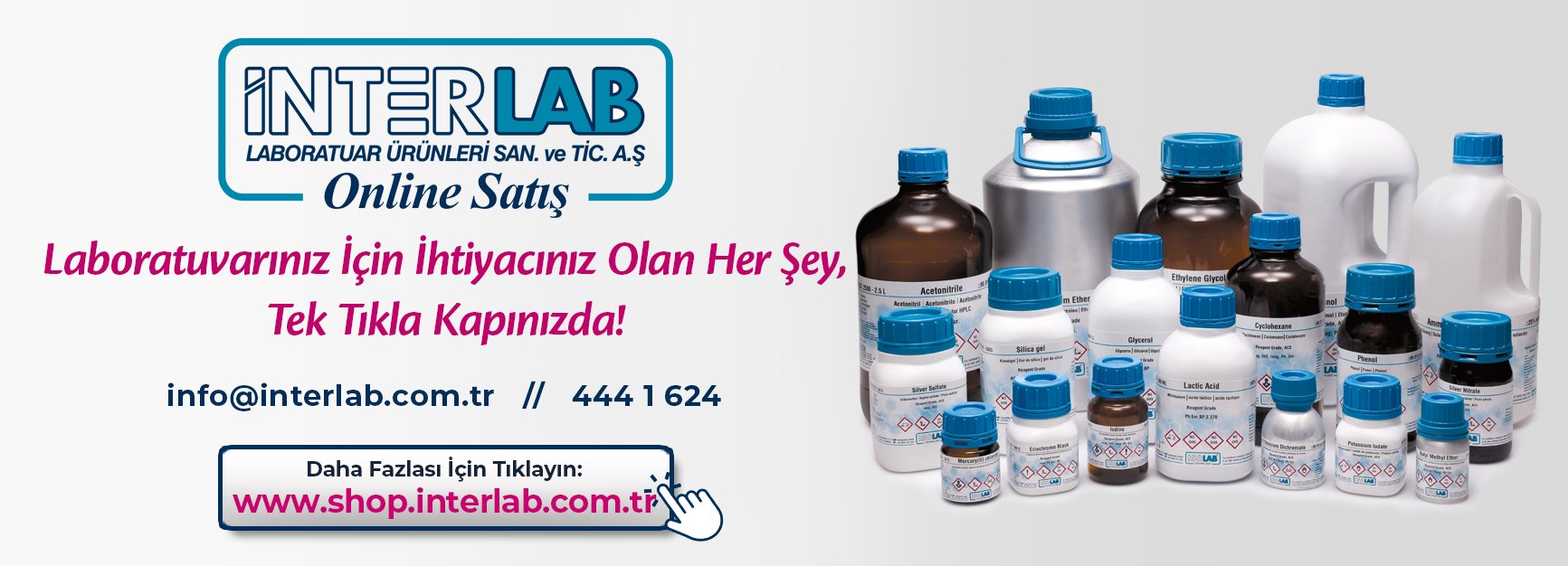 Laboratuvar Malzemeleri & Cihazları | Interlab Online Mağaza