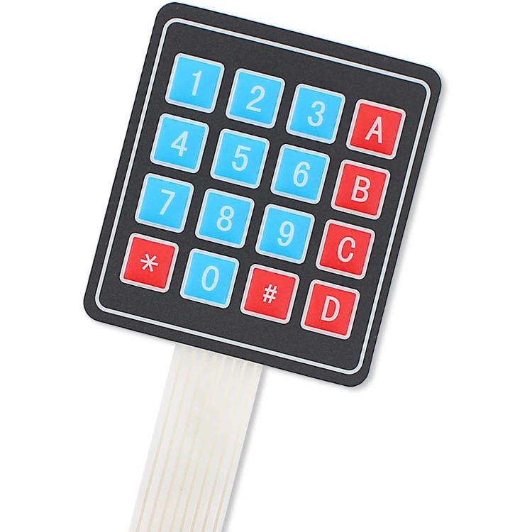 4x4 Membran Keypad Buton Matrix Takımı | uretilmeyenparcalar.com