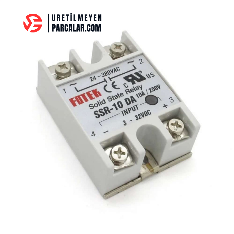 SSR-10DA Solid State Röle (10A) 24-380V | uretilmeyenparcalar.com