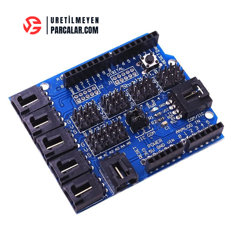 Arduino Uno Sensör Shield V4.0 | uretilmeyenparcalar.com