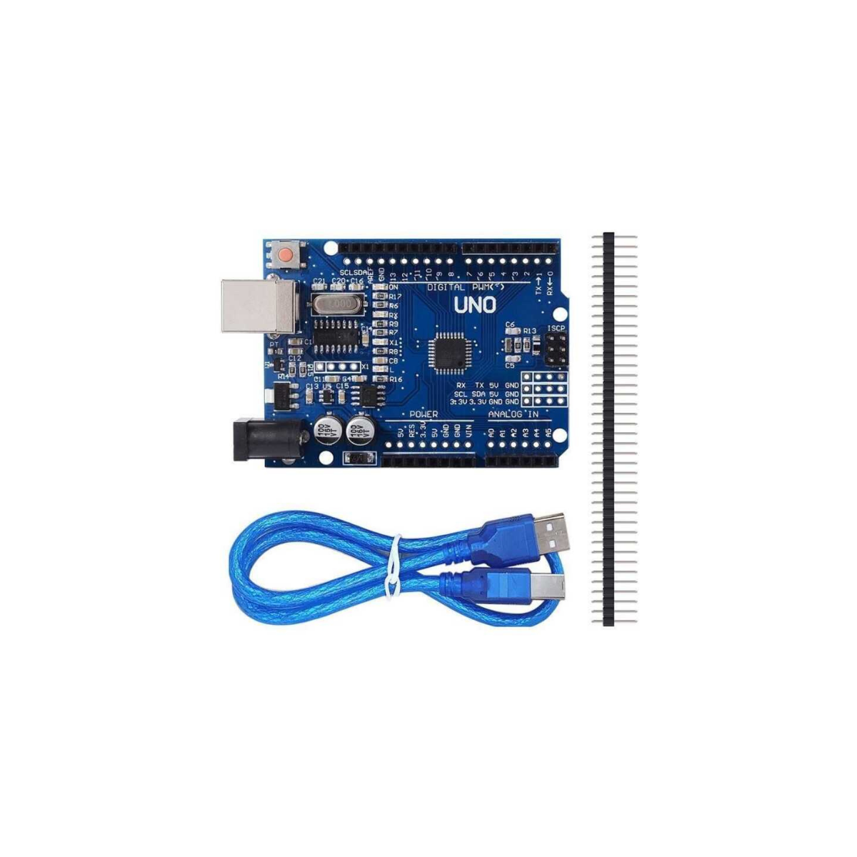 Arduino UNO R3 Klon USB Kablo Hediyeli - (USB Chip CH340 ...