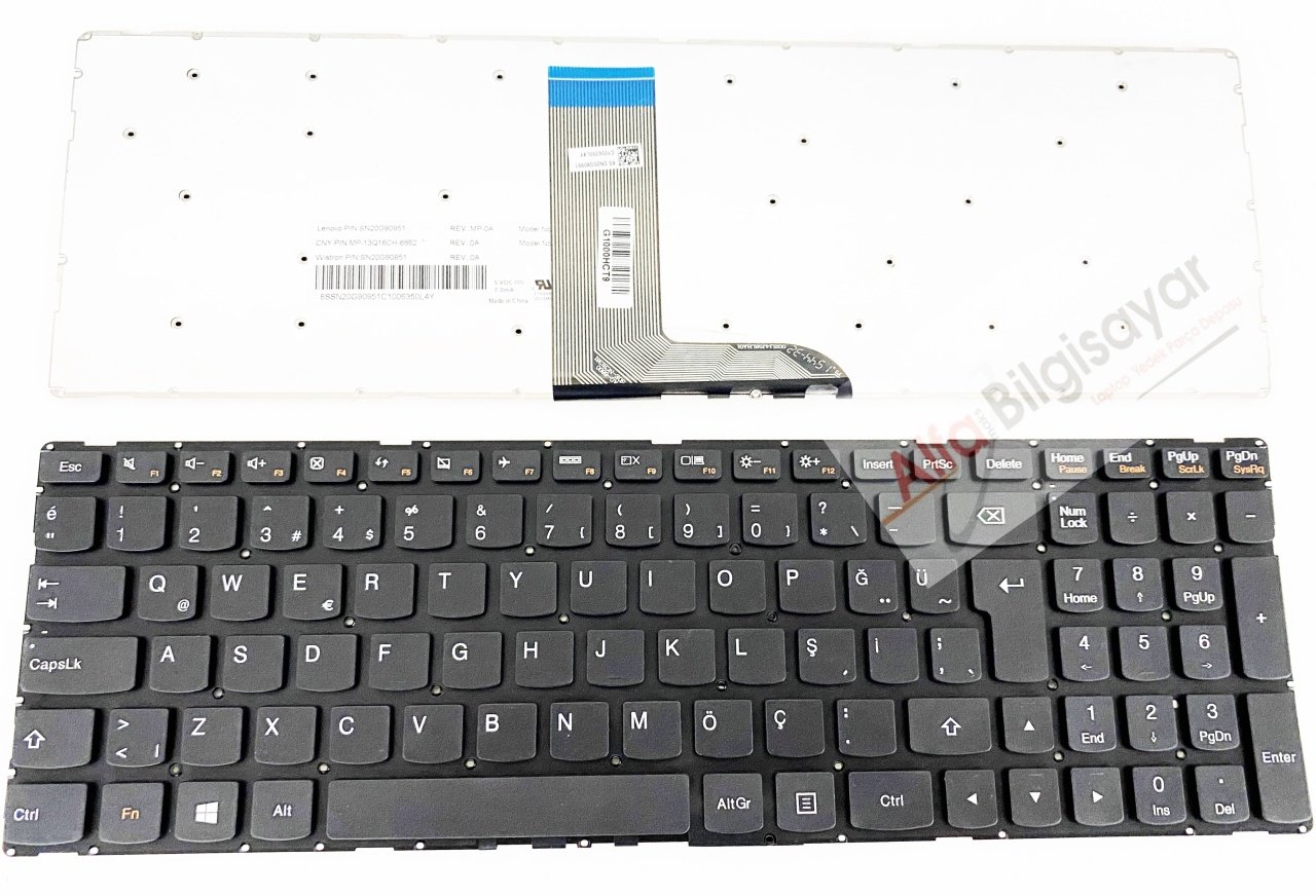 Lenovo Yoga 500-15 Serisi ideaPad 700-15ISK, Edge 2-1580, Flex 3-1570 ...