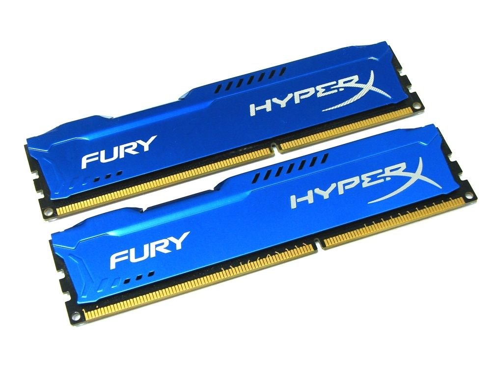 Hyperx Fury Blue 16GB (2X8GB)1600MHZ Ddr3 Ram (HX316C10F/8 ...