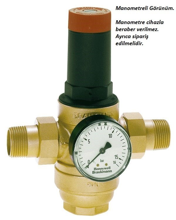Honeywell D06FH - 1 1/2B Su Basınç Düşürücü - 1,5-12 Bar - 1 1/2''