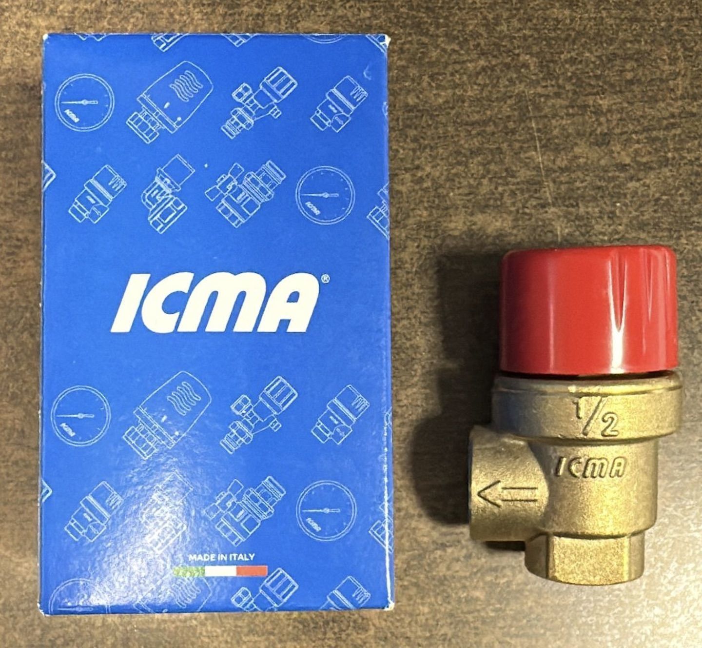 Icma Emniyet Ventili ½’’ - 9 Bar - 91241ADAR - İtalyan