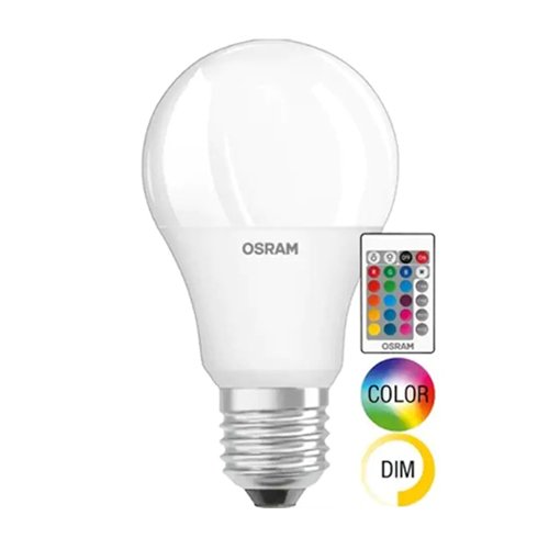 Osram 9W RGB-Uzaktan Kumandalı E-27 Led Ampul Osram 9W RGB-Uzaktan Kumandalı E-27 Led Ampul