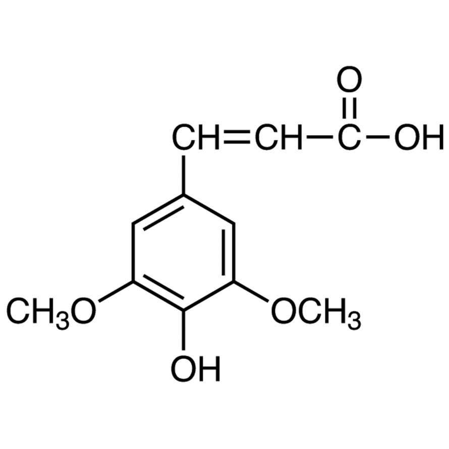 3,5-Dimethoxy-4-hydroxycinnamic Acid [Matrix for MALDI-TOF/MS] >99.0% ...