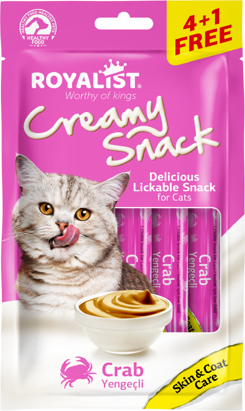 03606 ROYALIST CREAMY SNACK - CRAB 75 GR - KEDİ - ROYALIST - Evcil ...