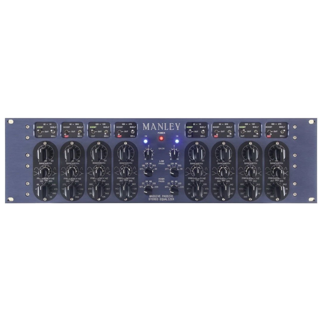 Manley Massive Passive Stereo EQ | 2 Kanallı, 4 Bantlı Tüplü EQ