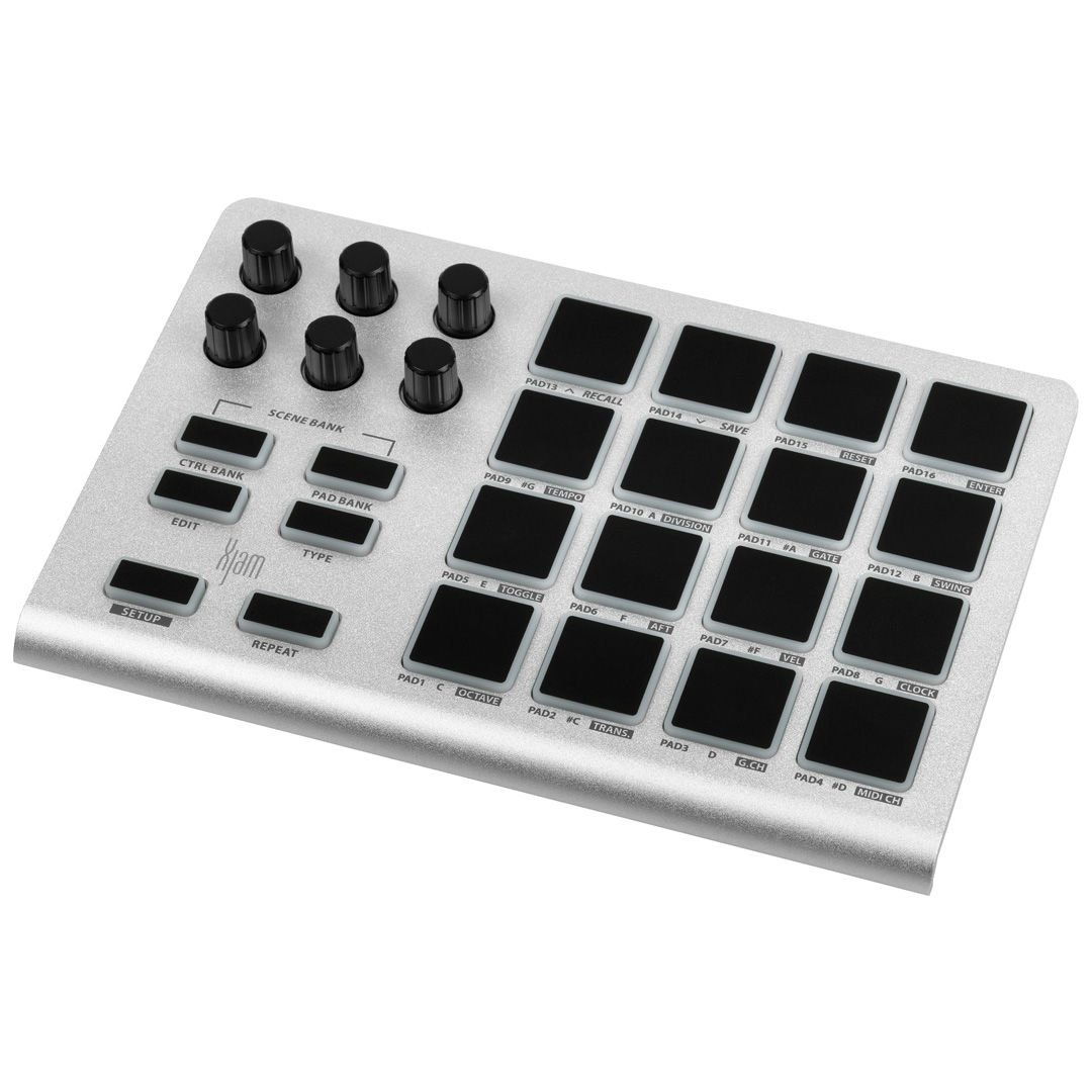 Esi Audio Xjam MIDI Pad Controller | USB-C MIDI 16 RGB Pad Kontrolör