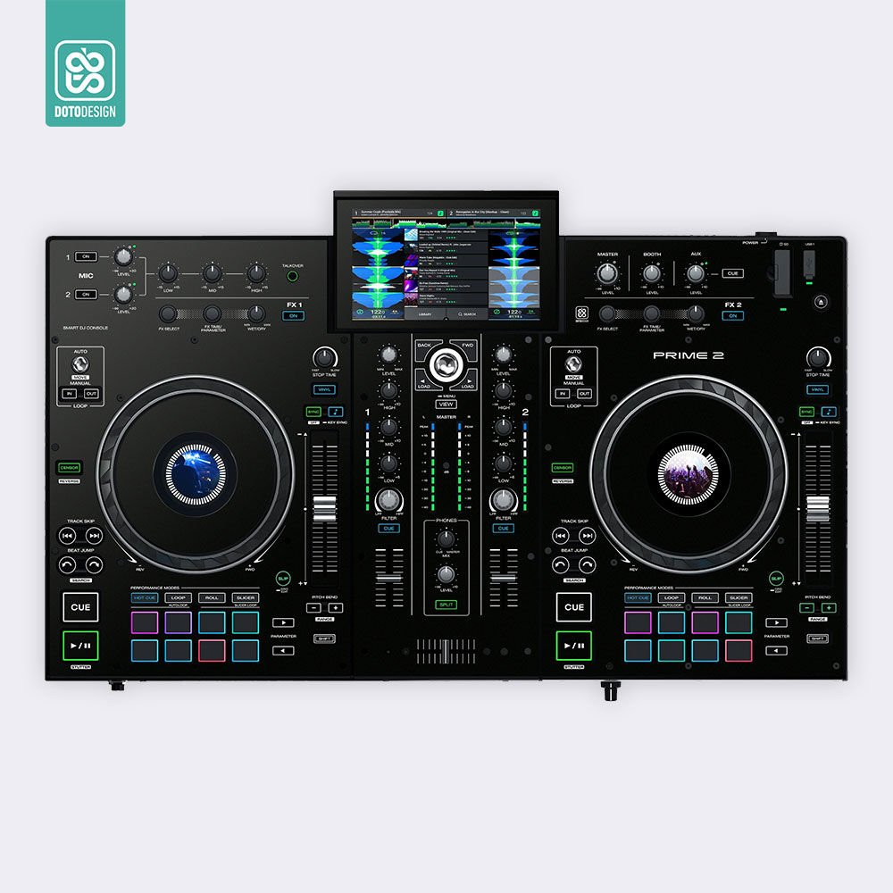 Doto Design Skin Prime 2 | FULL COLORS | Denon Prime 2 Controller ...