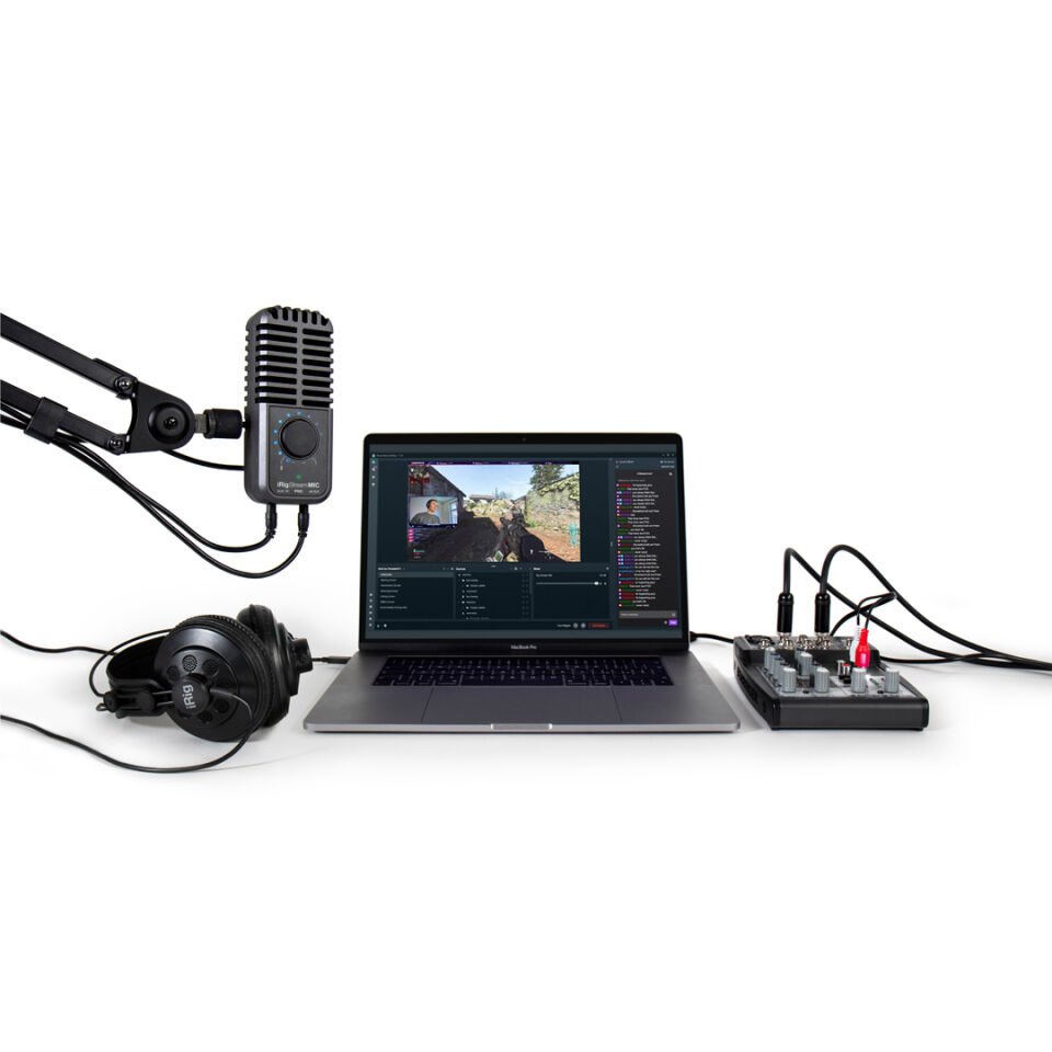 IK Multimedia iRig Stream Mic Pro | Kompakt Multi-Pattern Mikrofon & 4 ...