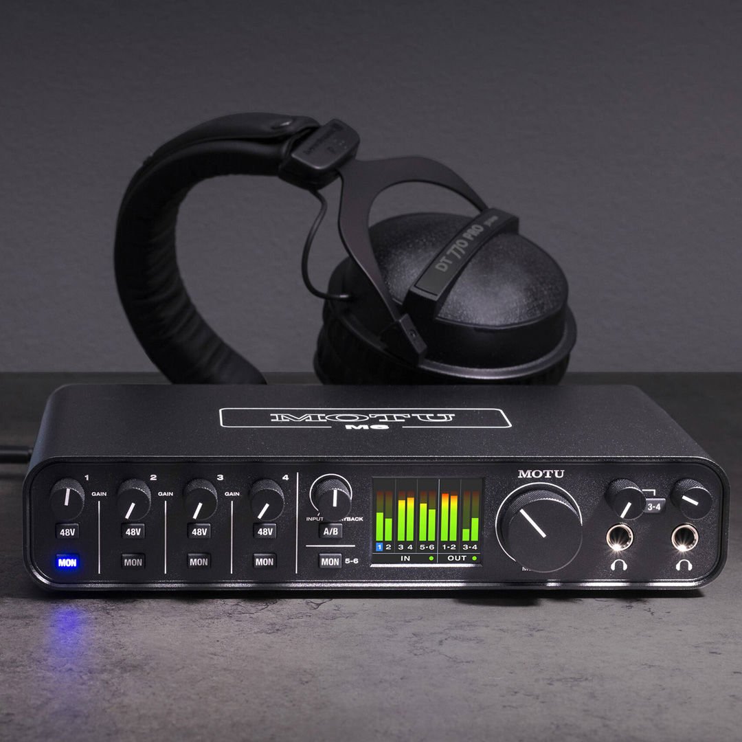 Motu M6 | ESS Sabre32 Ultra ™ DAC Teknolojisi ile donatılmış 6-giriş/4 ...