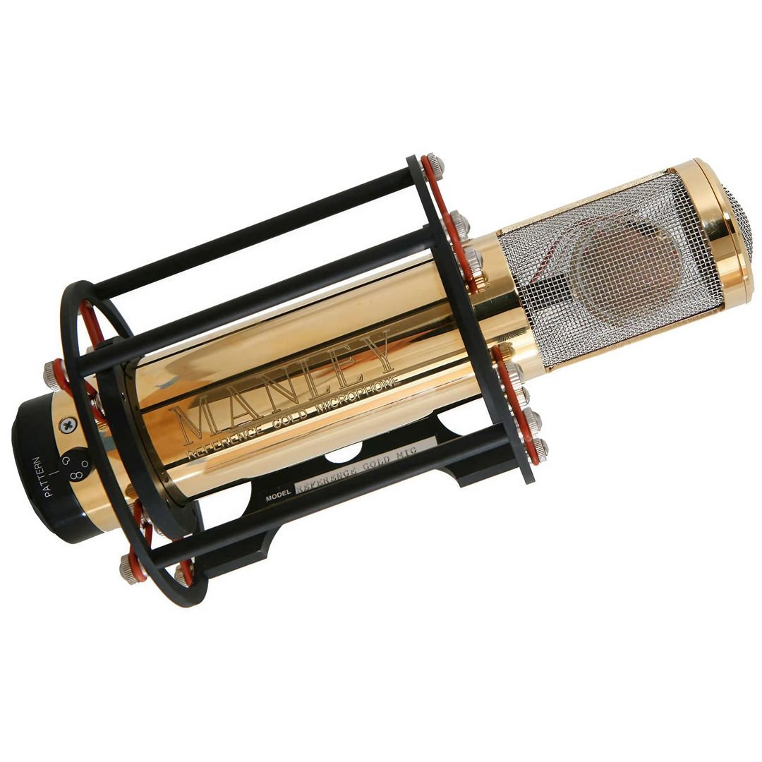 Manley Reference Mono Gold Microphone | Geniş Diyaframlı Multi-Patern Tüp Kondenser Mikrofon - Mono