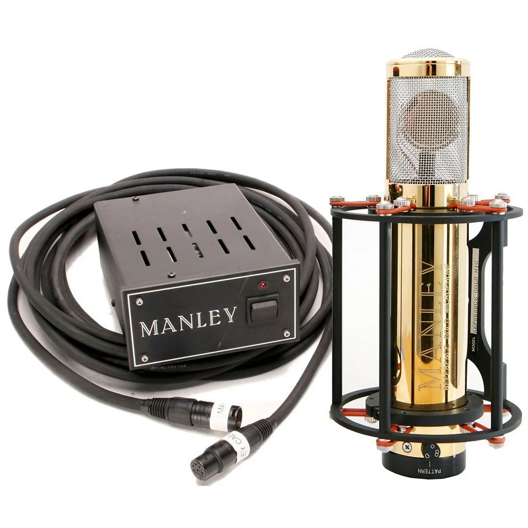Manley Reference Mono Gold Microphone | Geniş Diyaframlı Multi-Patern Tüp Kondenser Mikrofon - Mono