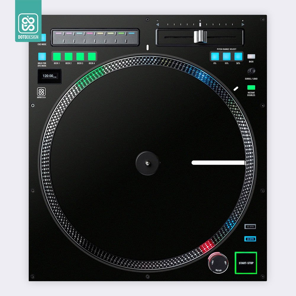 Doto Design Skin Twelve MK2 | FULL COLORS | Rane Twelve MK2 Pikap ...