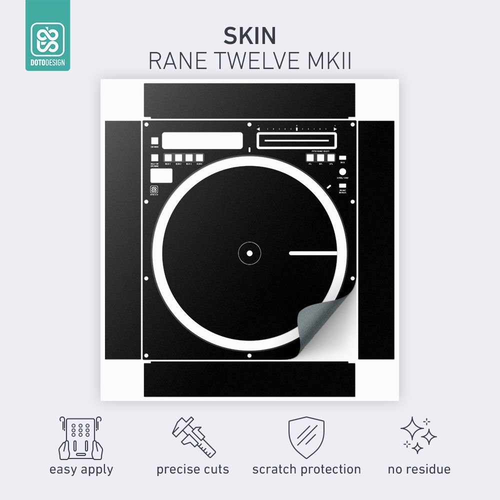 Doto Design Skin Twelve MK2 | FULL COLORS | Rane Twelve MK2 Pikap ...