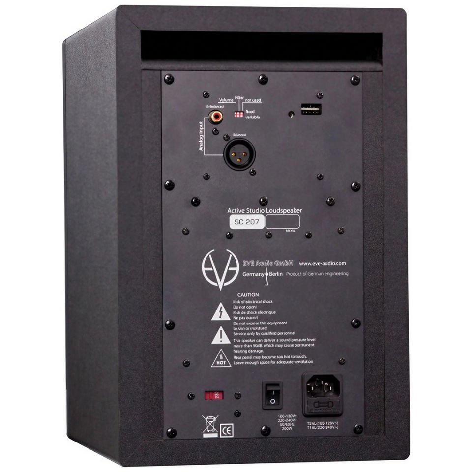 Eve Audio SC205 (Tek) | 100W 5'' 2-Yollu Yakın Alan Aktif Eve Audio SC205 (Tek) | 100W 5'' 2-Yollu Yakın Alan Aktif