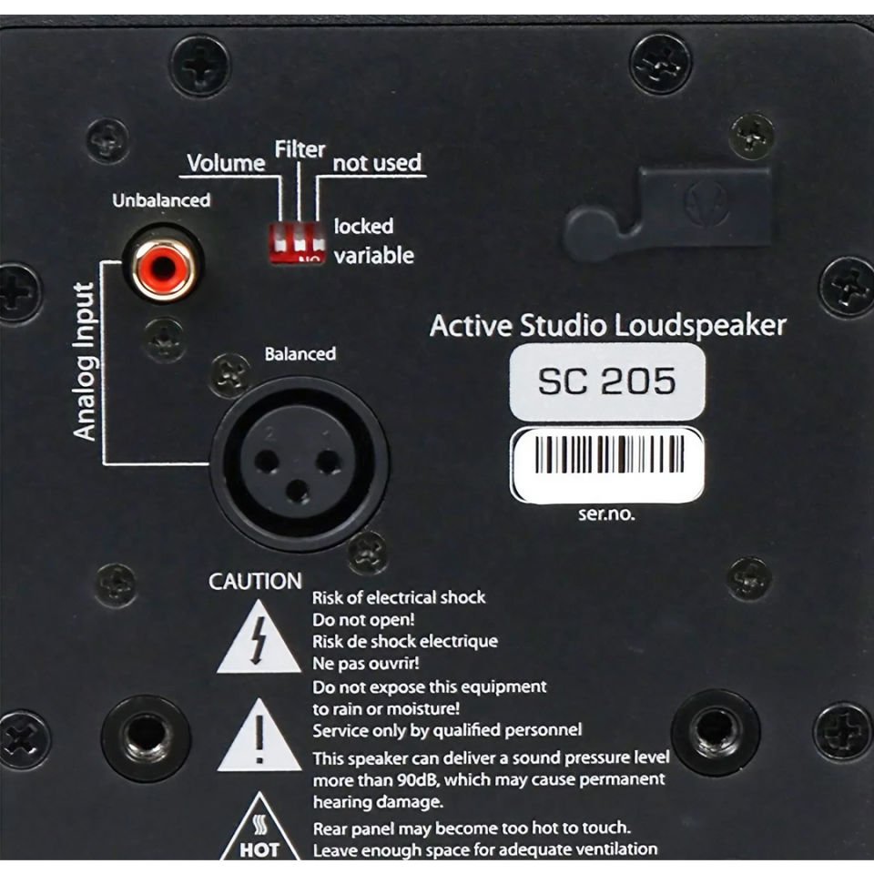 Eve Audio SC205 (Tek) | 100W 5'' 2-Yollu Yakın Alan Aktif Eve Audio SC205 (Tek) | 100W 5'' 2-Yollu Yakın Alan Aktif