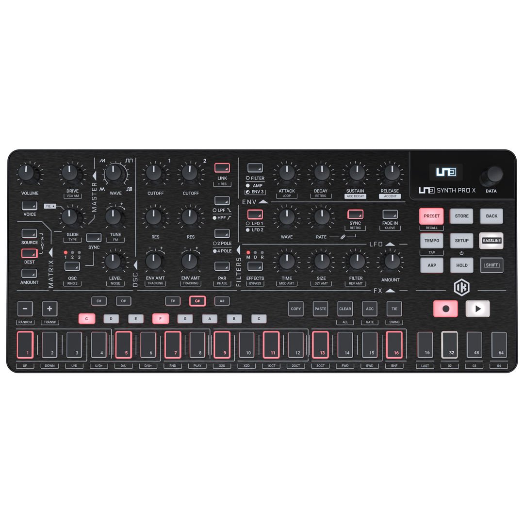 IK Multimedia UNO Synth PRO X | Parafonik Çift Filtreli Analog Synthesizer