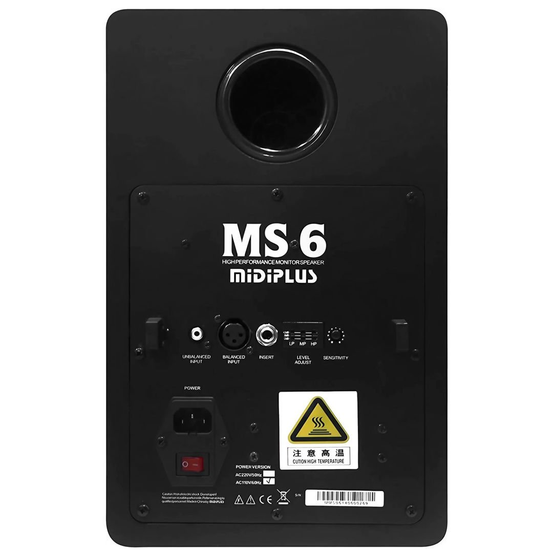 MIDIPLUS MS6 | 6 inç 80W Aktif Stüdyo Referans & DJ Monitörü ...